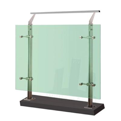 Cina Stainless glass balustrade railing cost per linear foot colorbond fencing in vendita