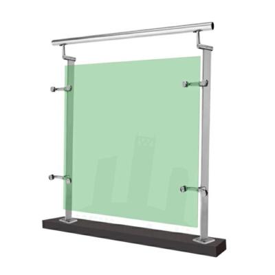 Cina Outdoor modern glass balustrade railing systems fence in vendita