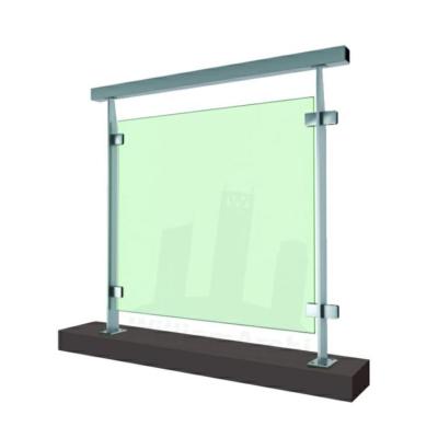 Cina Balcony glass balustrade railing support deck fencing in vendita