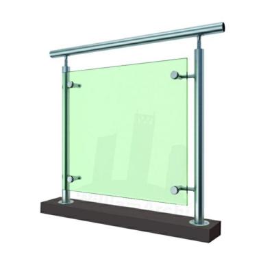 Cina Steel and glass balustrade suppliers railing designs fence panels cost in vendita