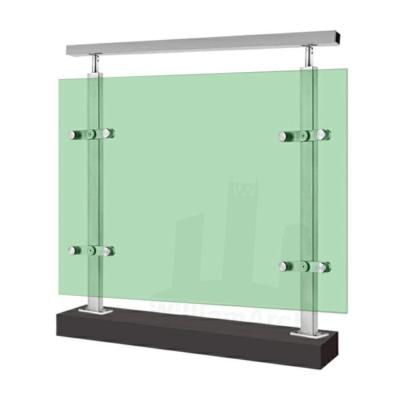 Cina Full frosted glass balustrade railing fencing contractors in vendita