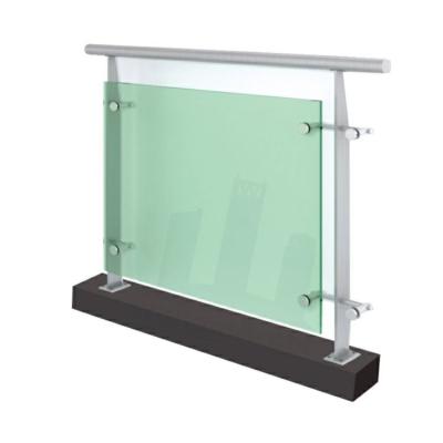 China Stainless steel glass balustrade fittings railing fence Te koop