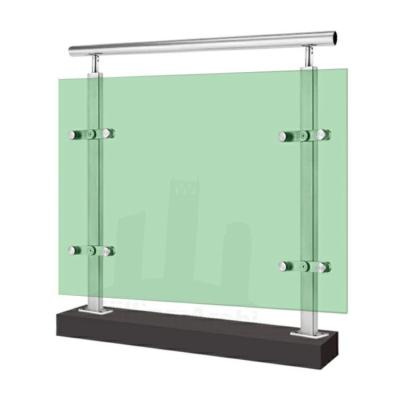 China Vinyl glass balustrade detail railing systems patio fence Te koop