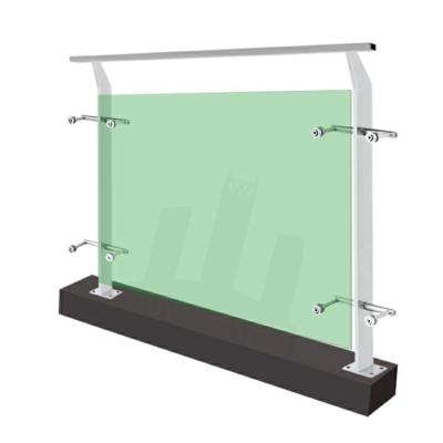 China Glass balustrade railing connectors fence cost Te koop