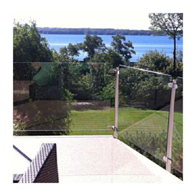 China Tinted glass railing roof handrail commercial glass railing system Te koop