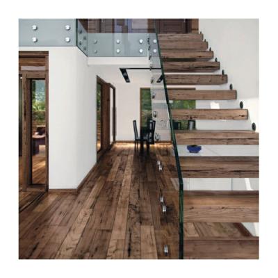 Cina Wood staircase floating stairs cheap wood quick order floating stairs in vendita
