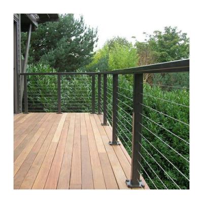 中国 Handrail balcony tension wire stair railing paddock fence with wire 販売のため
