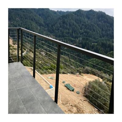 中国 Glass balcony railing cost stainless steel wire railing designs cage fencing wire 販売のため