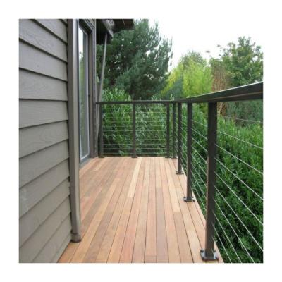 中国 Balcony privacy wall stainless steel wire deck railing 60 inch welded wire fence 販売のため