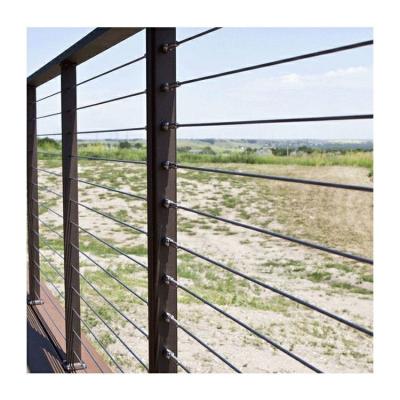 中国 Balcony railings for sale cable barrier systems suppliers thick wire fencing 販売のため