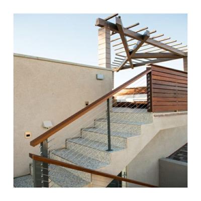 Китай Roof railing systems cable style deck railing smooth wire fence продается