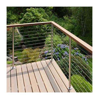 Китай Roof guardrail system stainless steel cable railing fittings modern wire fence продается