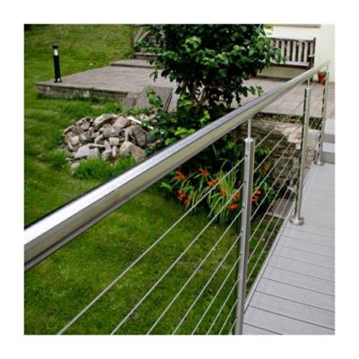 中国 Front porch no railing stainless cable handrail systems coated wire fence 販売のため