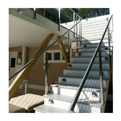 China Vinyl front porch railing stainless steel cable deck underground fence wire en venta