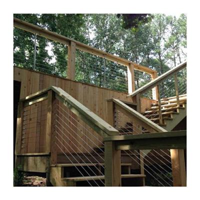 China Painting porch railings indoor cable stair railings plastic coated wire fencing en venta