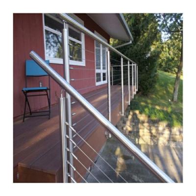 China Screened in porch railing cable railing systems cost modern hog wire fence en venta