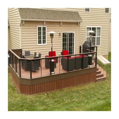 Cina Composite porch railing galvanized cable railing fencing wire types in vendita