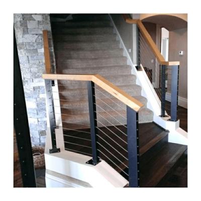 Cina Modern front porch railing post and cable fence hot wire fence in vendita