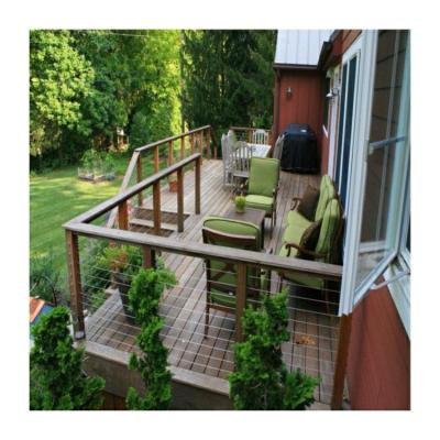 Cina Farmhouse porch railing cable fence cost electric fence wire in vendita