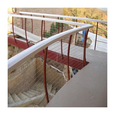 Cina Front porch handrail cable handrails for stairs tensile wire fence in vendita