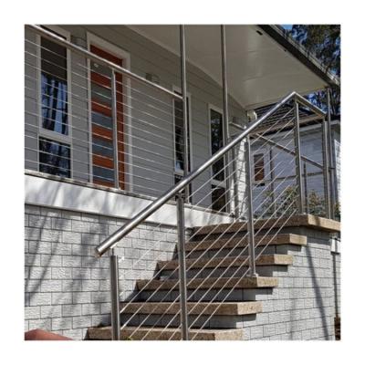 China Porch rail spindles modern cable railing high wire fence en venta