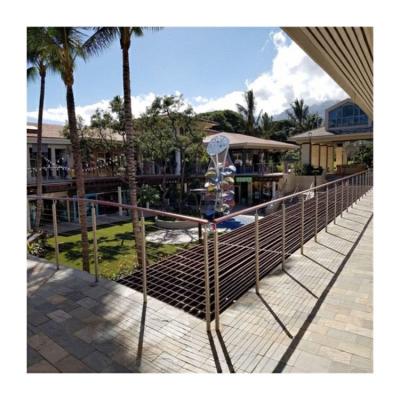 China Fences for porches stainless steel cable fence 3 ft wire fencing en venta