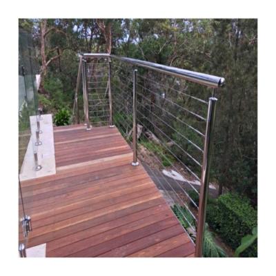 China Classic porch railing easy install park garden wire cable railing 6 foot wire fence panels en venta