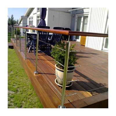 Cina Premade deck railing stair cable railing wire rope framed hog wire fence in vendita