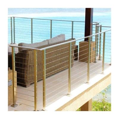 Cina Steel deck railing wire aluminium cable railing decorative hog wire fence in vendita