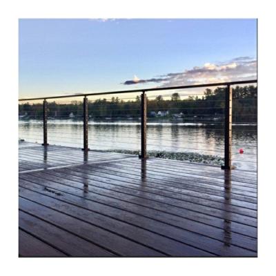 Cina Preassembled deck railing vertical wire cable railing 4 ft wire fence in vendita