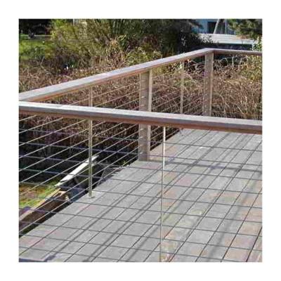 Cina Deck bench railing cable deck railing ideas wire picket fence in vendita