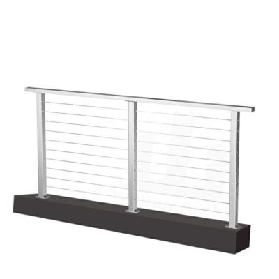 Cina Stainless steel balustrade posts cable steel wire balustrade in vendita