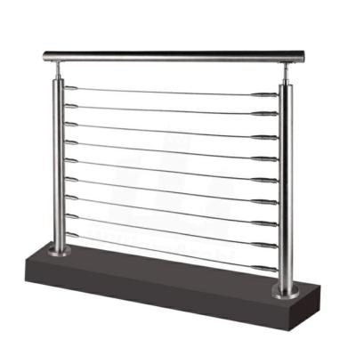 Cina Stainless steel rope balustrade wire cables balustrade systems for decks in vendita