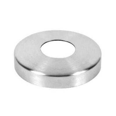 Cina Stainless Steel Balustrade Hardware Stair Steel Handrail Fitting Easy Installation Round Base Flange Post Base Cover in vendita