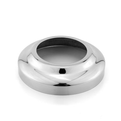 Cina High Quality 304 316 Inox Stainless Steel Post Cover Plate Handrail Cover Stainless Steel Base Cover in vendita