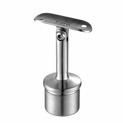 Cina Handrail Fitting Adjustable Stainless Steel Balustrade Railing Post Bracket Pipe Holder Handrail Brackets in vendita