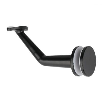 Cina Glass Stair Brackets Brushed Steel Handrail Brackets Glass Railing Handrail Brackets in vendita
