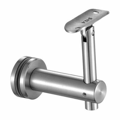 Cina Factory Supplier Hollow Handrail Brackets Glass Railing Gaskets Balustrade Handrail Brackets in vendita