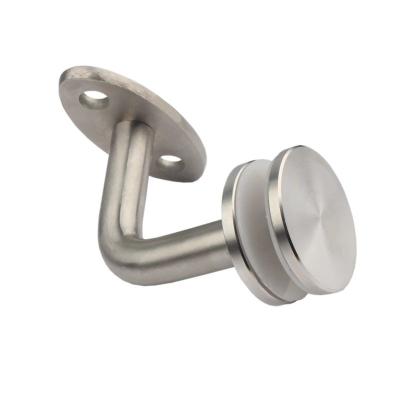 Cina Stainless Steel Glass Panel Mounted Brackets Glass Railing Handrail Bracket Balcony Railing Accessories in vendita
