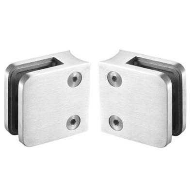 Cina Stainless Steel Clamp Glass Railing C Clamping Small D Glass Bracket Stainless Steel Glass Clamp in vendita