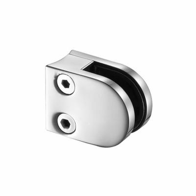 Cina 304 Stainless Steel Stair Handrail Balcony Glass U-Shaped Railing Glass Clamp in vendita
