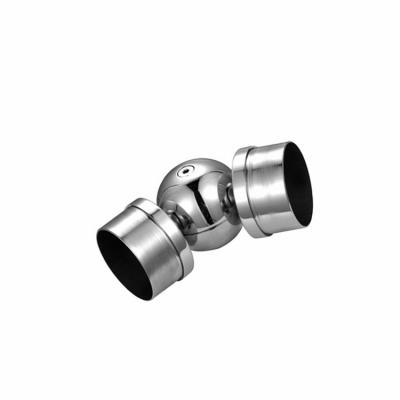 Cina 180 Degree Railing Handrail Connector Adjustable Railing Balustrade Corner Angle Elbow Connector in vendita