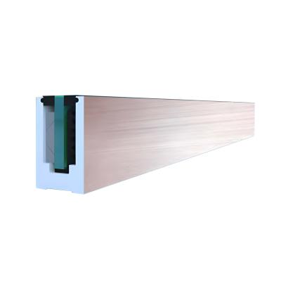 Cina Frameless Aluminum U Channel Glass Railing Shoe Base Anodic Oxidation Aluminum U Channel Base in vendita