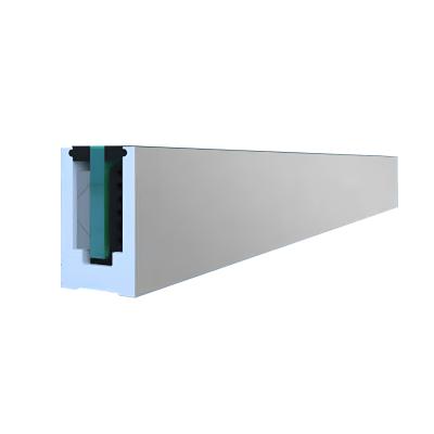 Cina New Balustrade Railing Aluminum Base Shoe Frameless Glass Railing Deck Glass U Channel Profile Handrail in vendita