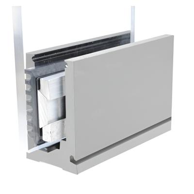 Cina Aluminum Frameless Glass Balcony Railing Base U Channel Profile For Glass Railings in vendita