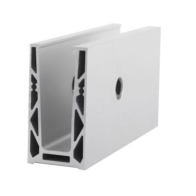 Cina Superior Quality Aluminium U Channel Balustrade Base For 8-18Mm Glass, Aluminium Balustrade Pool Fence Spigots in vendita