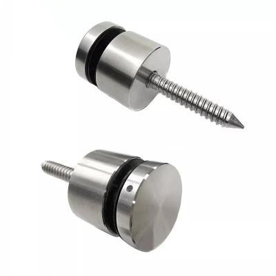 中国 304 316 Stainless Steel Glass Stair Railing Balustrade Standoff Fastener Outdoor Glass Railings Standoffs 販売のため