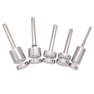 中国 China Manufacturer Stainless Steel Glass Screw Adjustable Glass Standoff Balustrade Railing Stair Fence Hardware 販売のため
