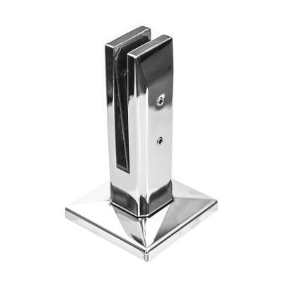中国 Fence Clamp Spigot Glass Railing Stainless Steel Glass Spigot For Glass Balustrade Railing Pool Fencing Fitting 販売のため