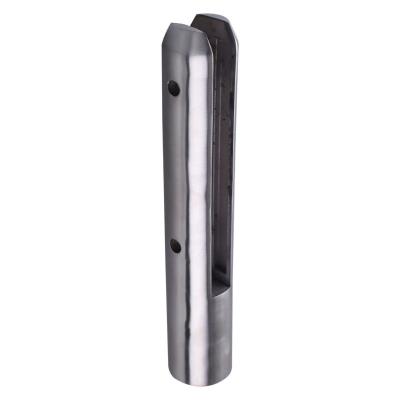 中国 Duplex 2205 304 316 Stainless Steel Spigot Clamp Glass Pool Deck Fence Round Spigots Balustrade Railing Spigot 販売のため